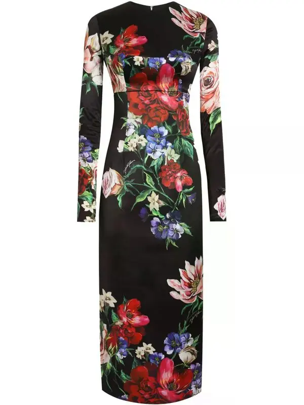 Dolce & Gabbana Floral-print Midi Dress