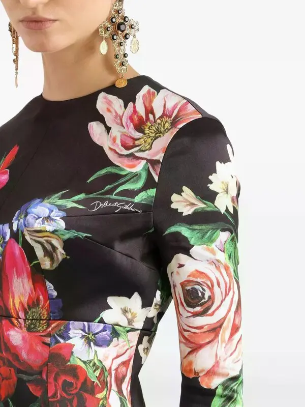 Dolce & Gabbana Floral-print Midi Dress