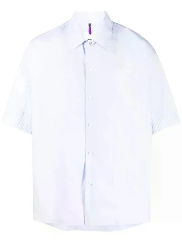 OAMC Short-sleeved Plain Shirt - Blue