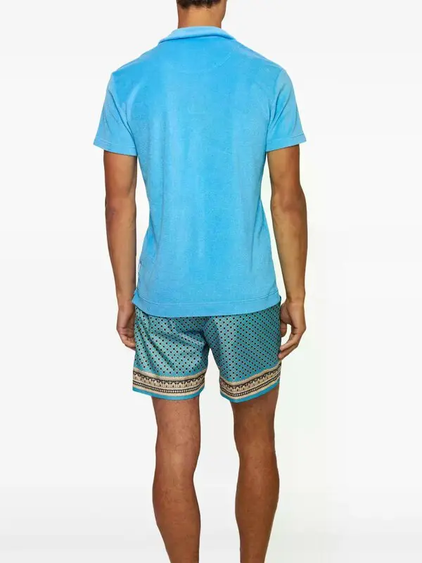 Orlebar Brown Terry Polo Shirt - Blue