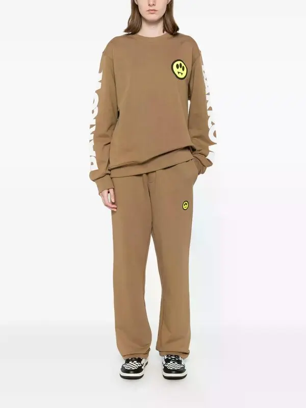 BARROW Flocked-logo Track Pants