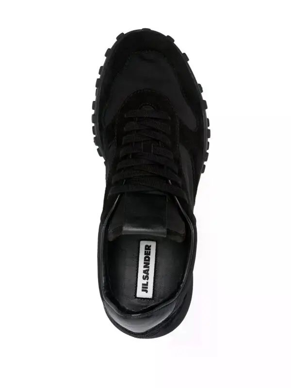 JIL SANDER Moon Panelled Sneakers - Black