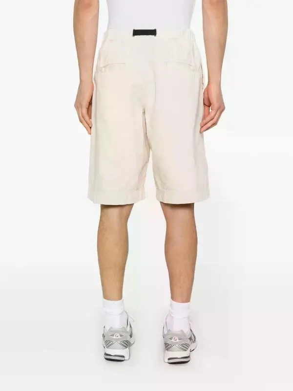 WHITE SAND Twill Bermuda Shorts - Neutrals