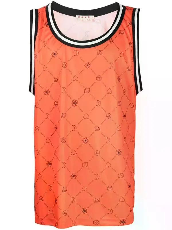 Marni Graphic-print Vest Top