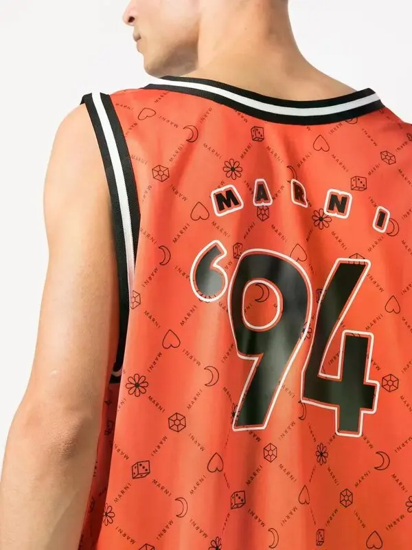 Marni Graphic-print Vest Top