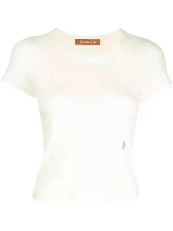REJINA PYO Adina Short-sleeve T-shirt - Yellow