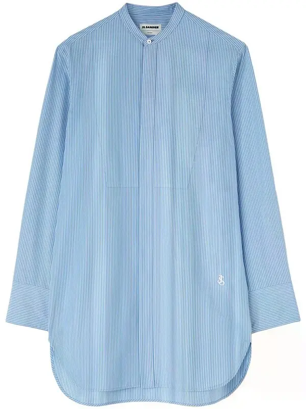 JIL SANDER Saturday Striped Cotton Shirt
