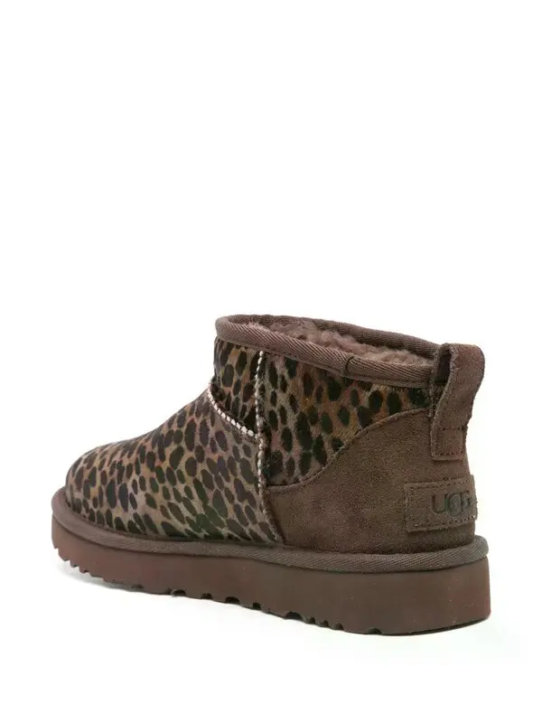 UGG Classic Ultra Mini Leopard Print Boots