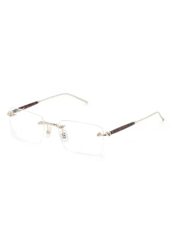 Montblanc Eyeglasses Mb0411o - Gold