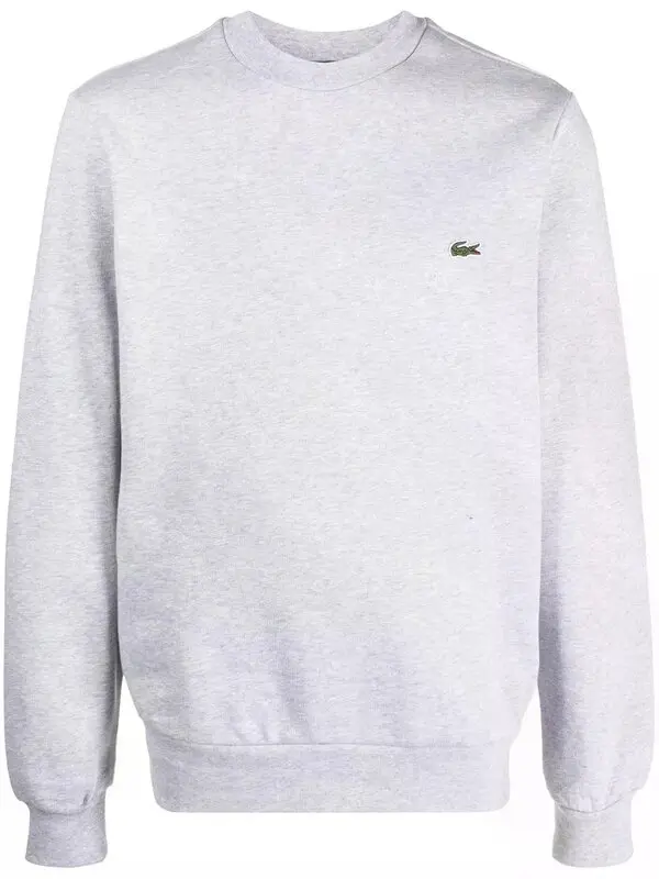 Lacoste Crew Neck Fleece Jumper - Grey