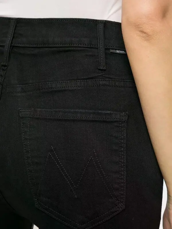 MOTHER Hustler Ankle-crop Kick Flare Jeans