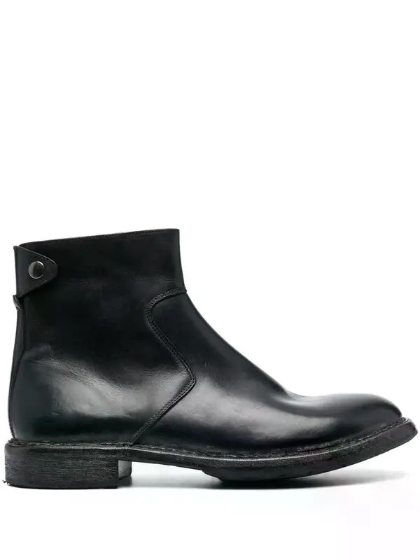 Moma Leather Ankle Boots