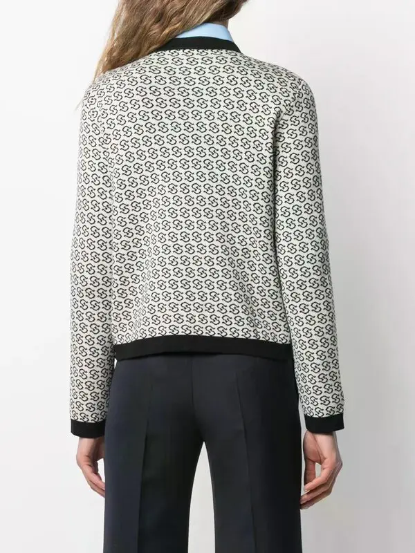 FERRAGAMO Gancini Galoure Knitted Jacket