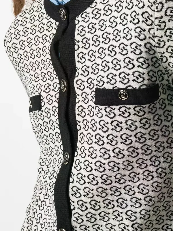 FERRAGAMO Gancini Galoure Knitted Jacket