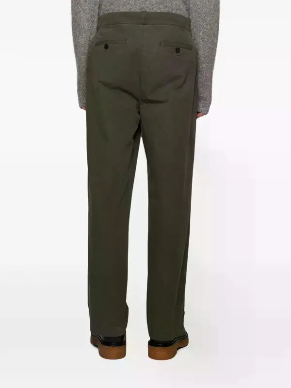 THE ELDER STATESMAN Straight-leg Trousers - Green