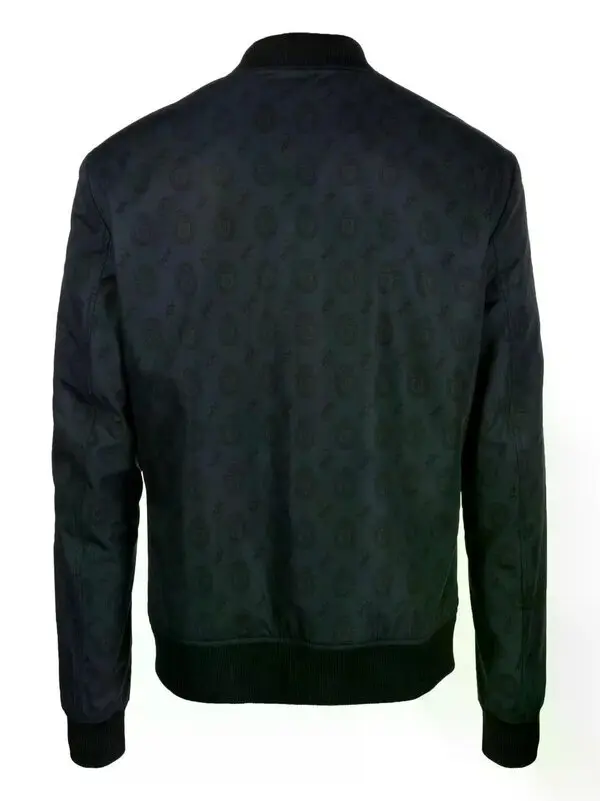 BILLIONAIRE Crest Monogram-print Bomber Jacket