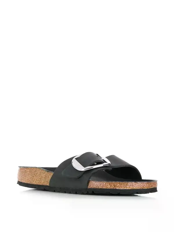 BIRKENSTOCK Madrid Oiled Sandals - Black