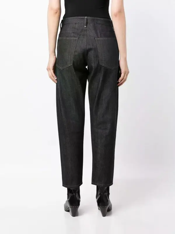 JIL SANDER Contrast-stitching Cotton Straight-leg Jeans