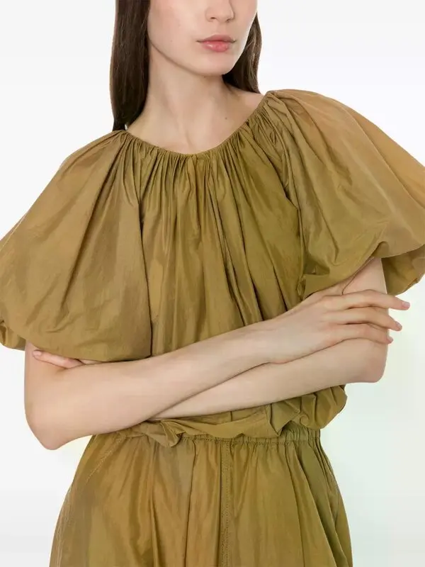 Philosophy Di Lorenzo Serafini Gathered Blouse - Neutrals