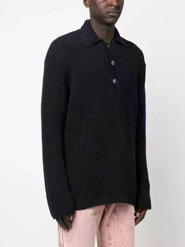 Our Legacy Ribbed-knit Cotton Jumper
