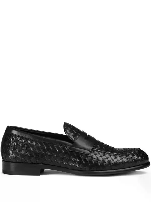 DOUCAL'S Leather Loafers - Black