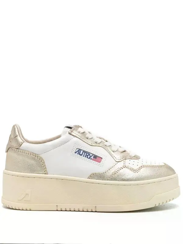 AUTRY Medalist Platform Sneakers - White
