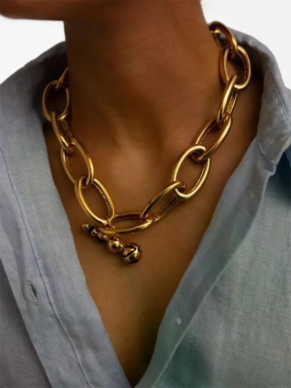 PAOLA SIGHINOLFI Agios Chunky Chain Necklace