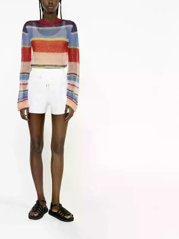 FERRAGAMO Gancio-perforated Shorts