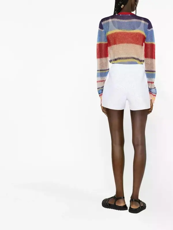 FERRAGAMO Gancio-perforated Shorts