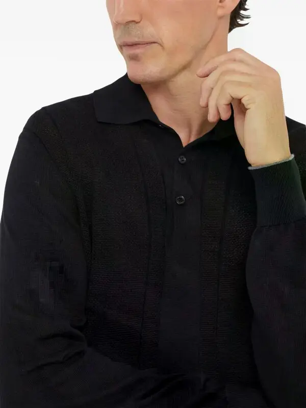 Brunello Cucinelli Knitted Polo T-shirt