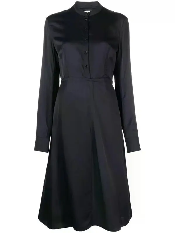 JIL SANDER Collarless Midi Dress