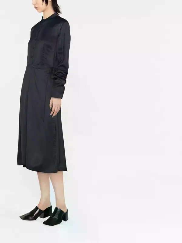 JIL SANDER Collarless Midi Dress