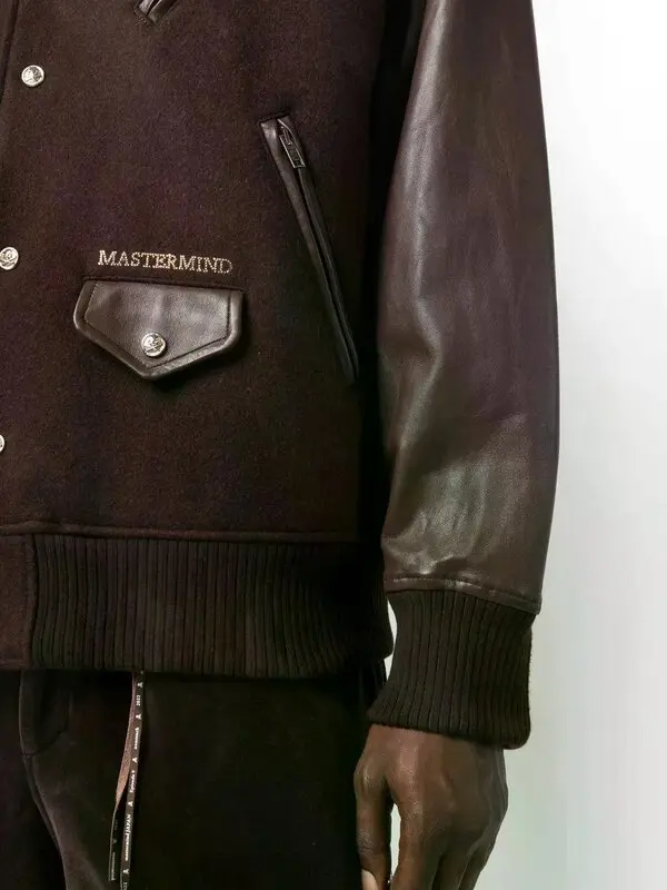 MASTERMIND WORLD Two-tone Bomber Jacket