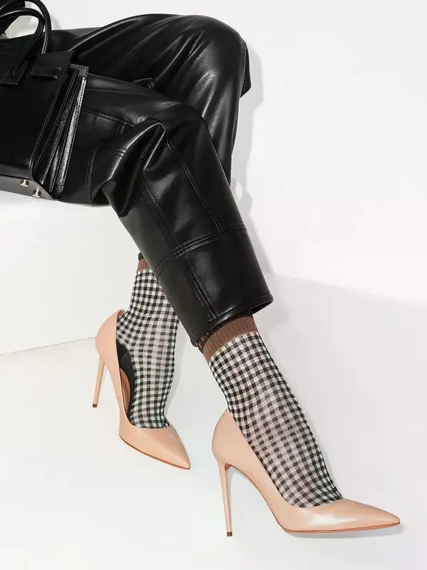 AQUAZZURA Purist 105mm Leather Pumps