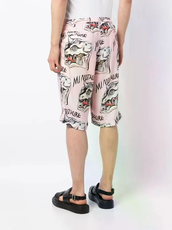 ENDLESS JOY Minotaure Bermuda Shorts - Pink