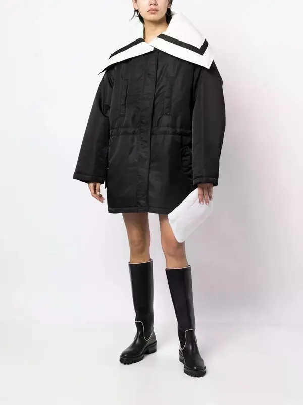 Goen.j Sailor-collar Padded Coat