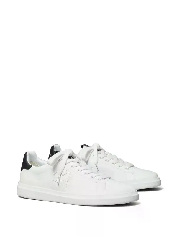 Tory Burch Double T Howell Court Sneakers - White
