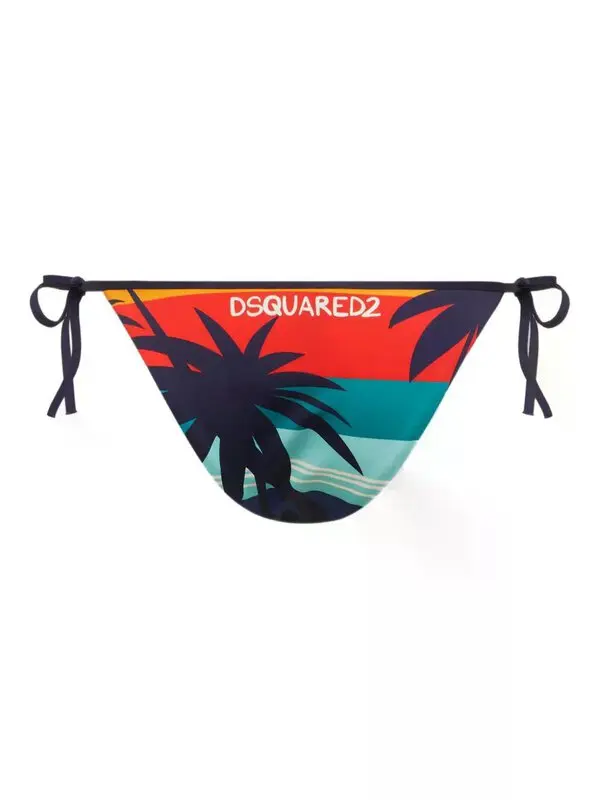 Dsquared2 Graphic-print Bikini Briefs