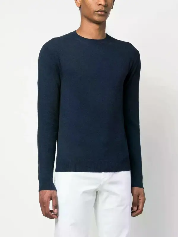 DRUMOHR Long-sleeve Knitted Jumper - Blue
