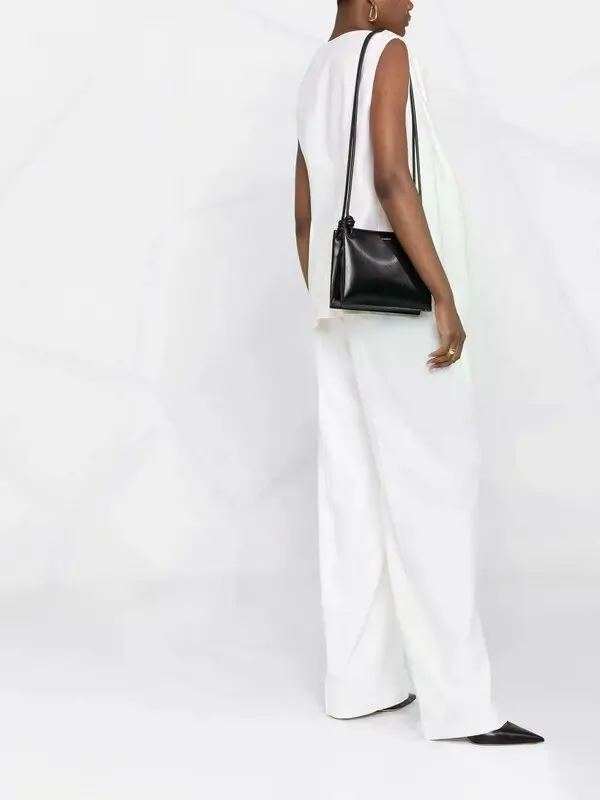 JIL SANDER Small Giro Leather Crossbody Bag