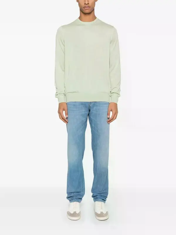 Bruno Manetti Fine-knit Sweater - 207 Green