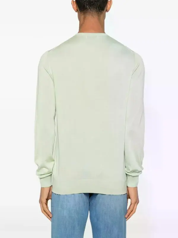 Bruno Manetti Fine-knit Sweater - 207 Green