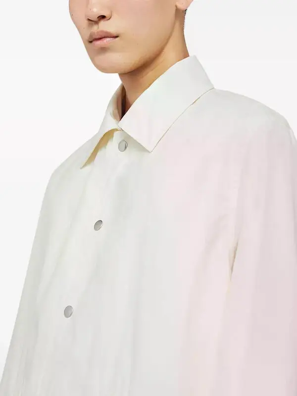 JIL SANDER Logo-print Cotton Shirt Jacket