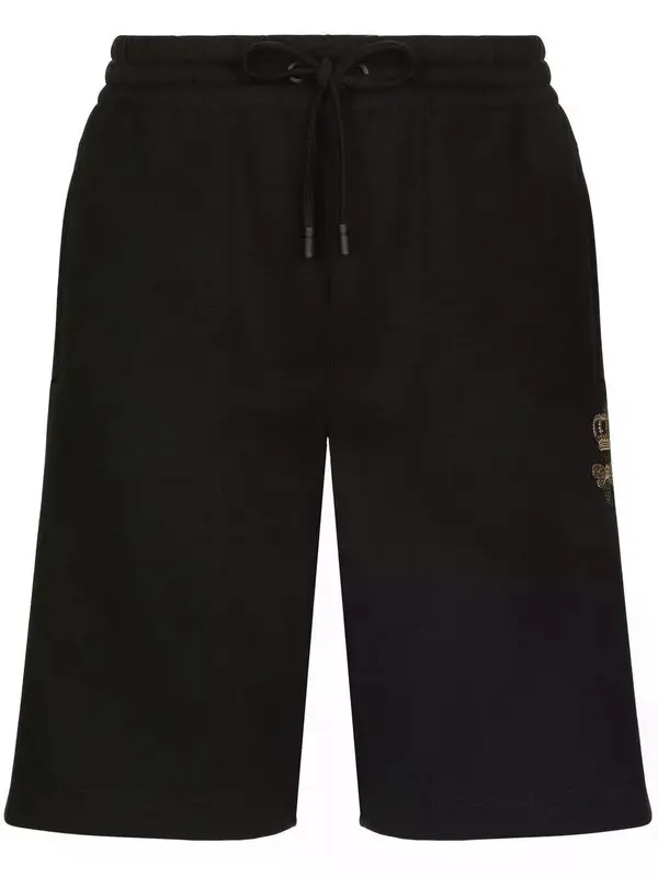 Dolce & Gabbana Embroidered Track Shorts
