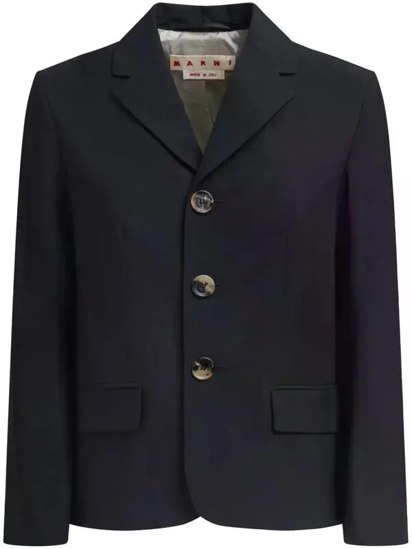 Marni Virgin Wool Blazer - Black