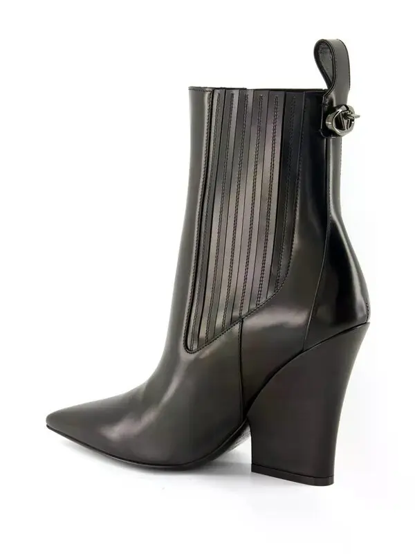 Valentino Garavani 105mm Vlogo Lockette Boots