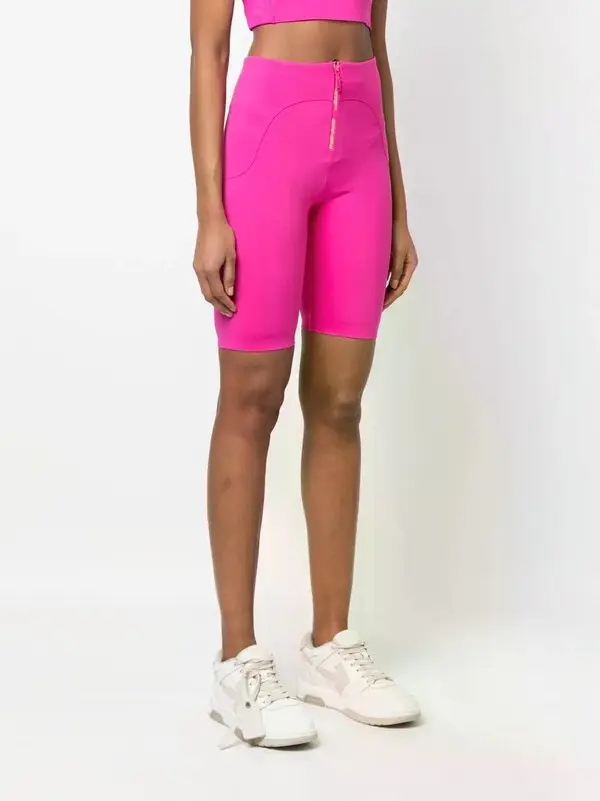 Off-White Logo Zip Cycling Shorts