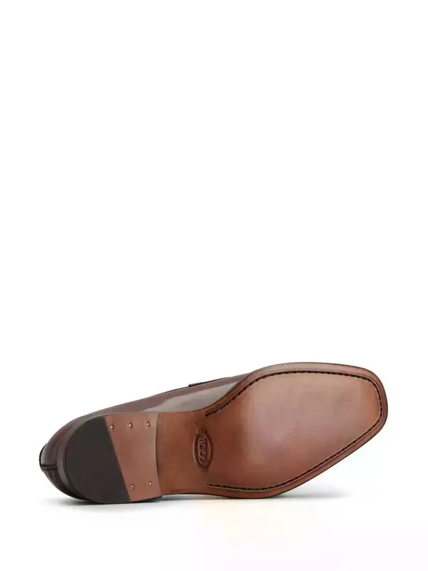 TOD'S Leather Loafers - Brown