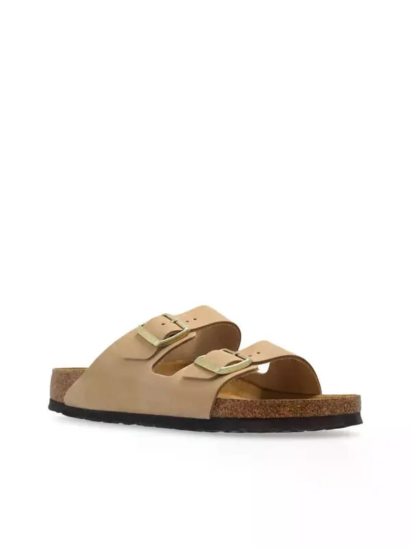 BIRKENSTOCK Arizona Leather Sandals - Neutrals