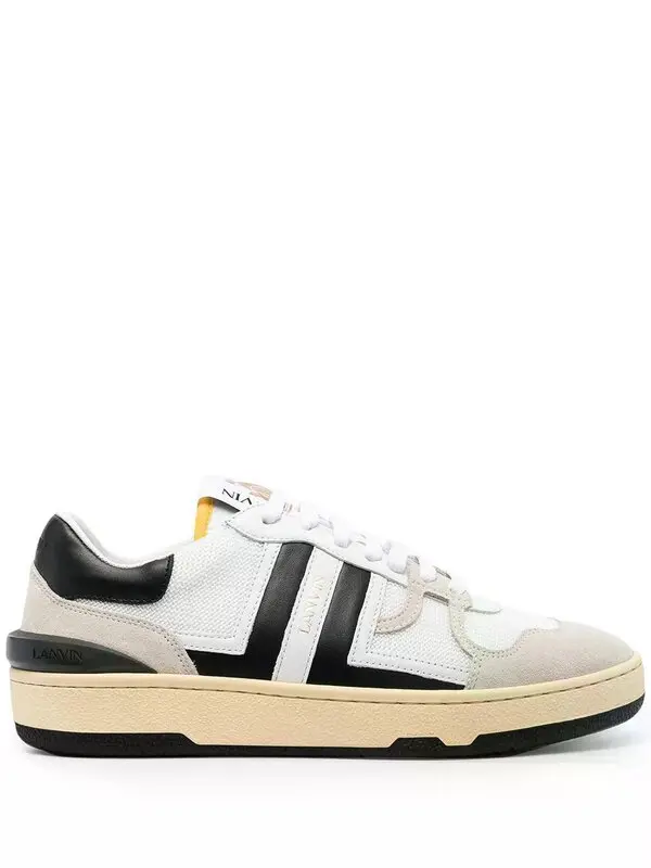 LANVIN Panelled Low-top Sneakers - White